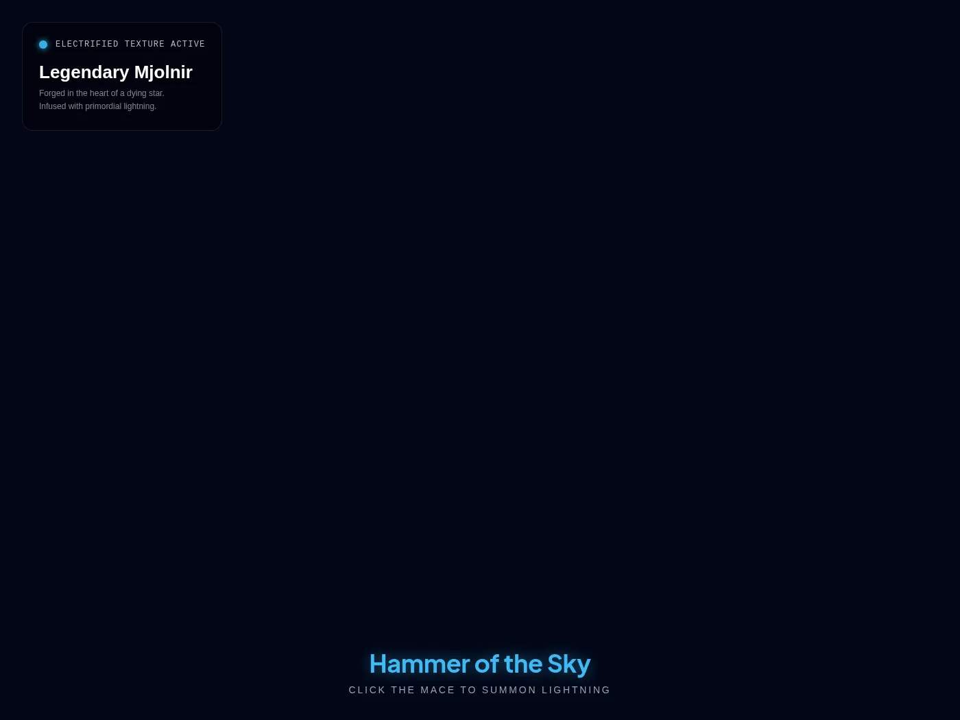 Mjolnir Lightning Texture