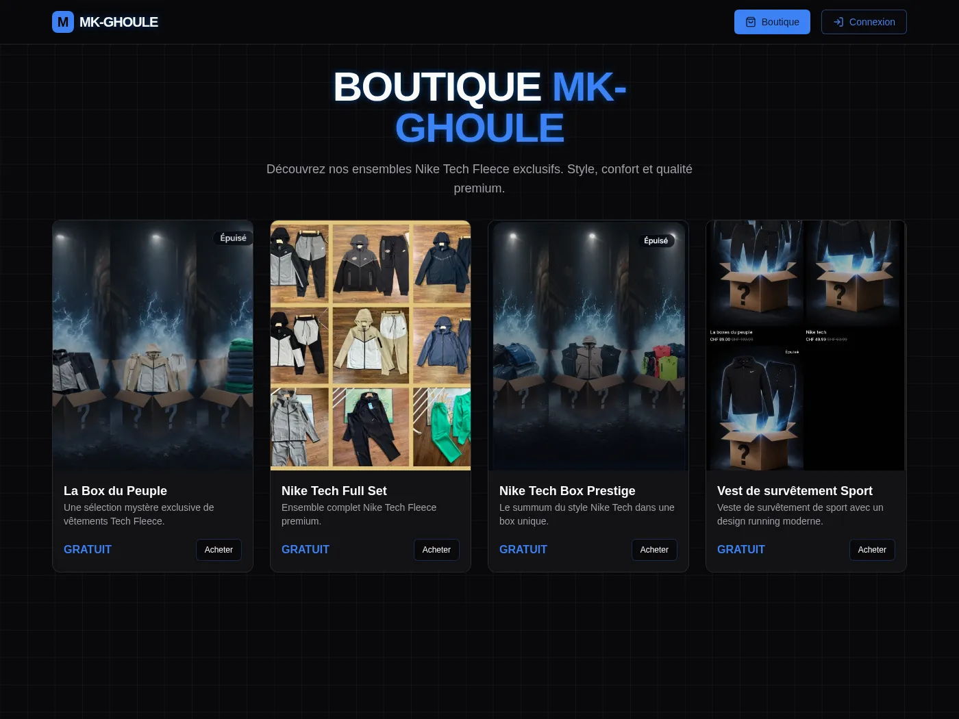 Mk-Ghoule E-Shop