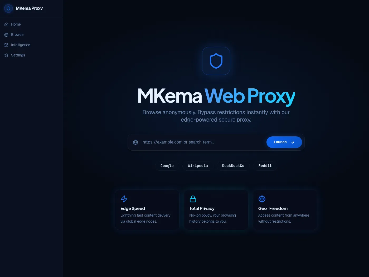 MKema Web Proxy