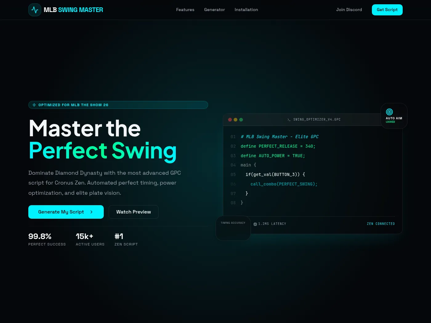 MLB Swing Master