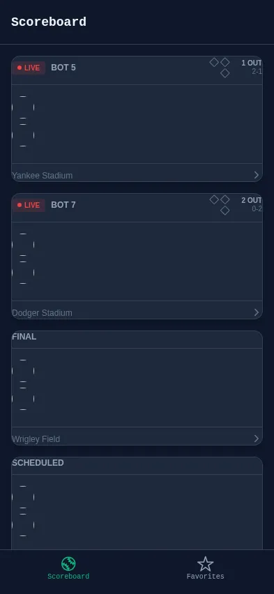 ChillBet MLB Tracker