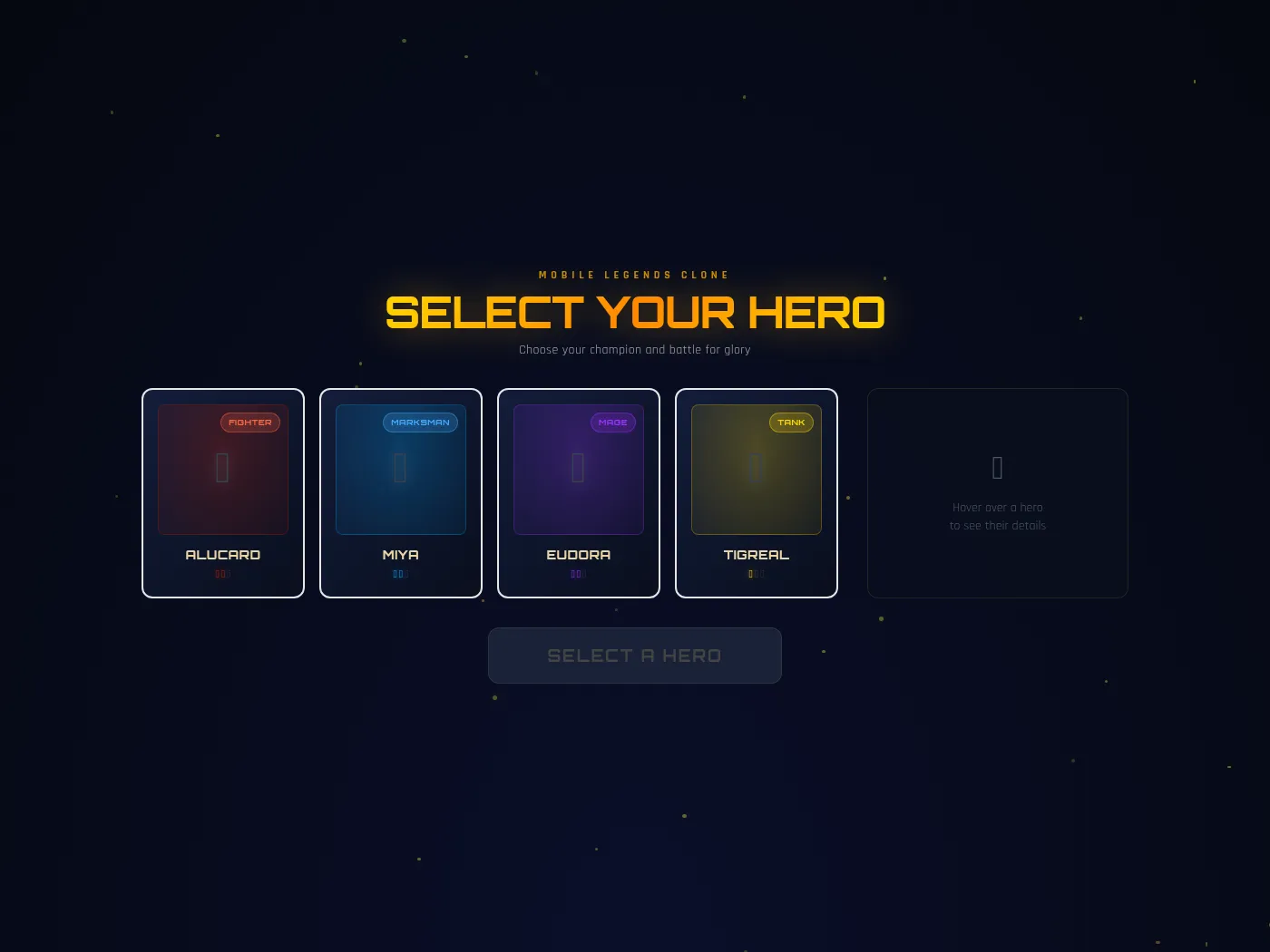 MLBB Game Clone