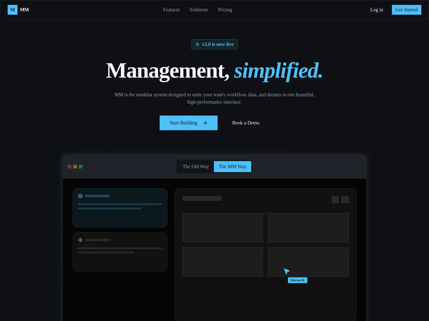 MM Web Portal