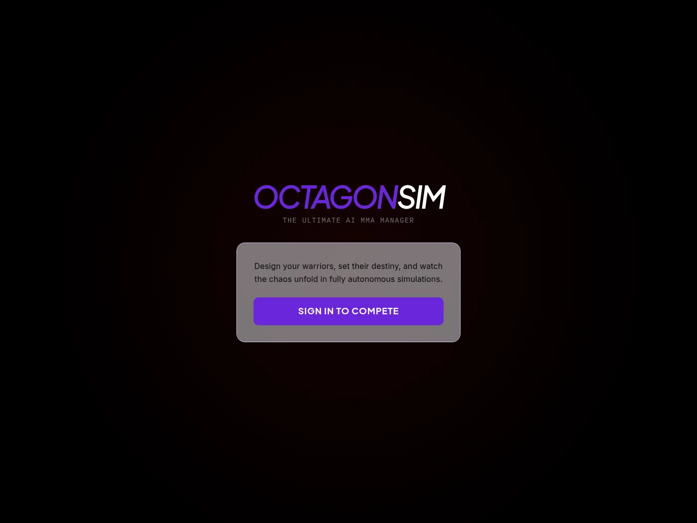 MMA Fight Simulator