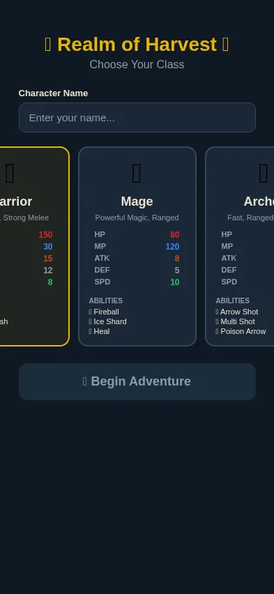 Epic Farming MMORPG
