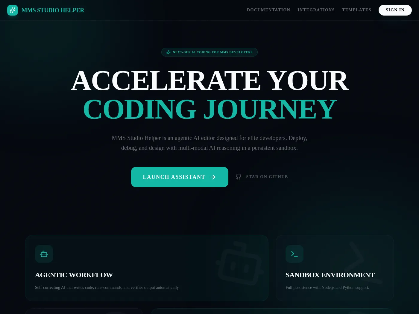 MMS Studio Code Helper
