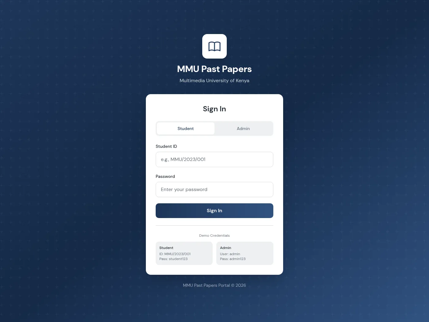MMU Past Papers Portal