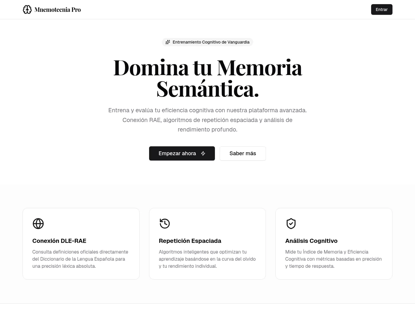 Mnemotecnia Español Pro