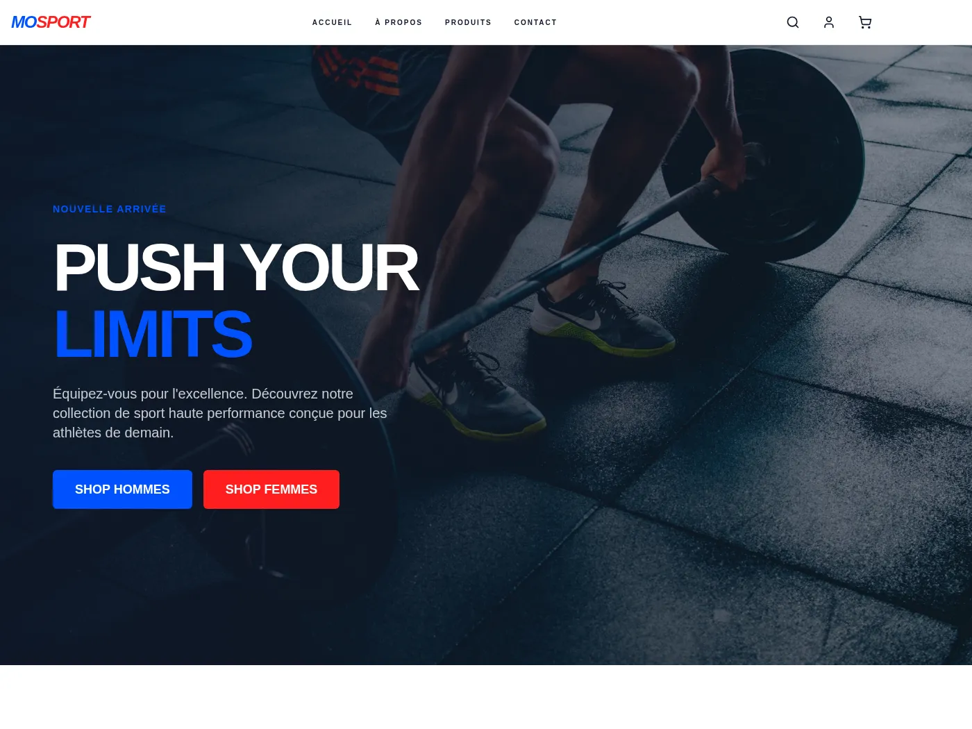 Mo-Sport E-Commerce Site