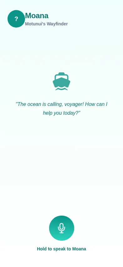 Moana Voice Assistant