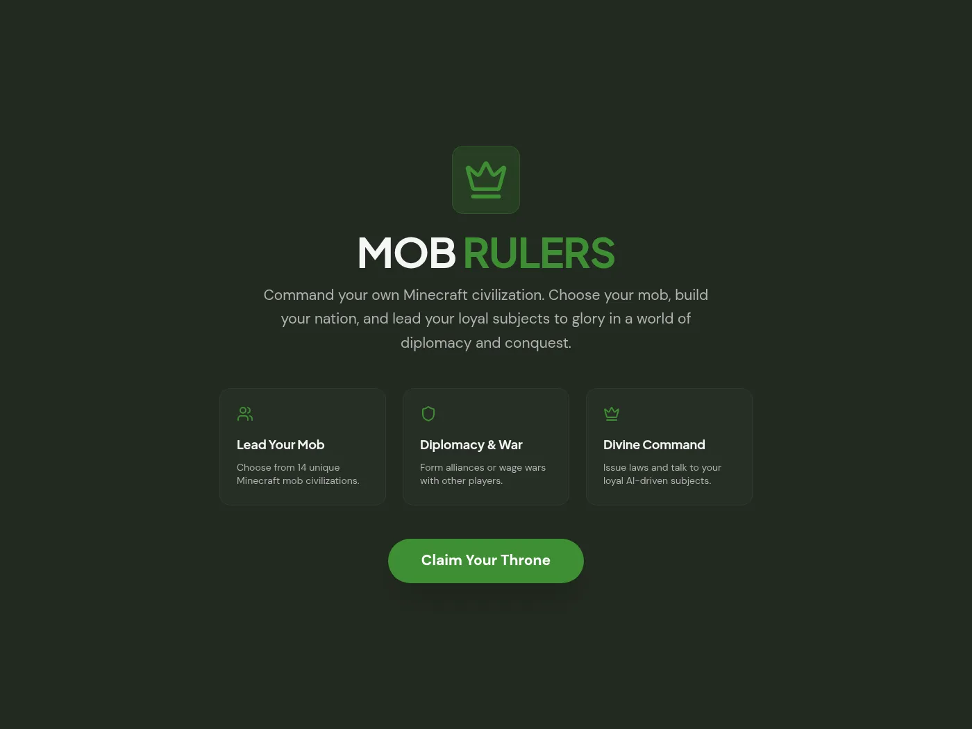 Mob Rulers Minecraft Hub
