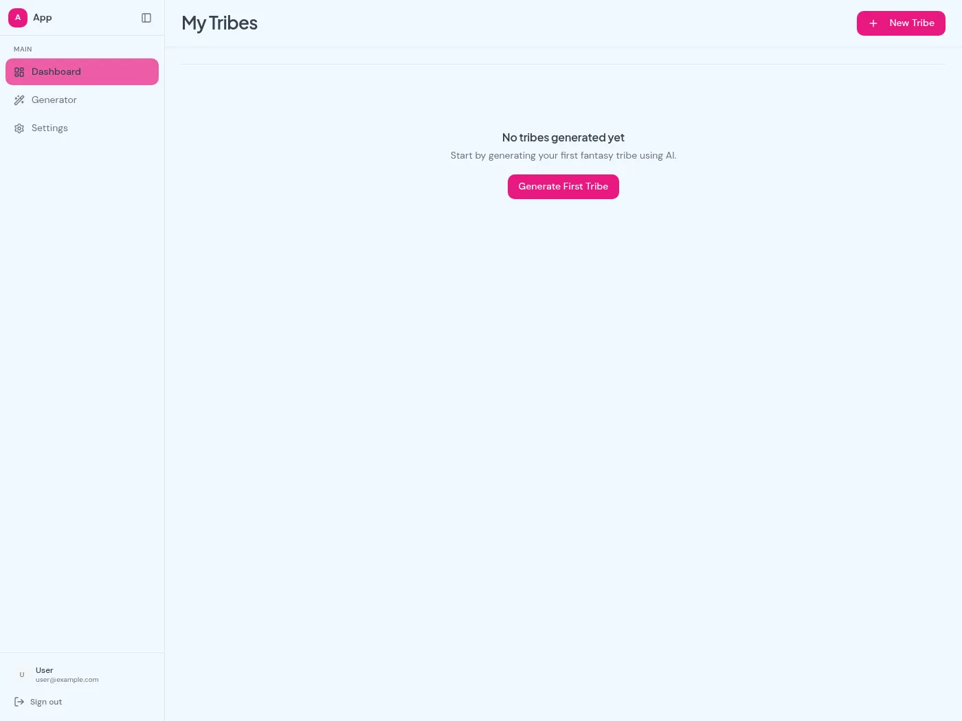 Mob Tribes Generator