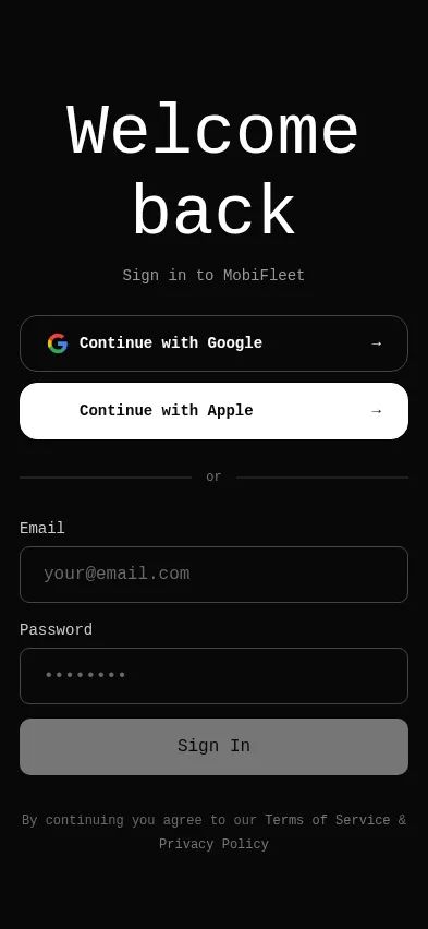 MobiFleet Super App