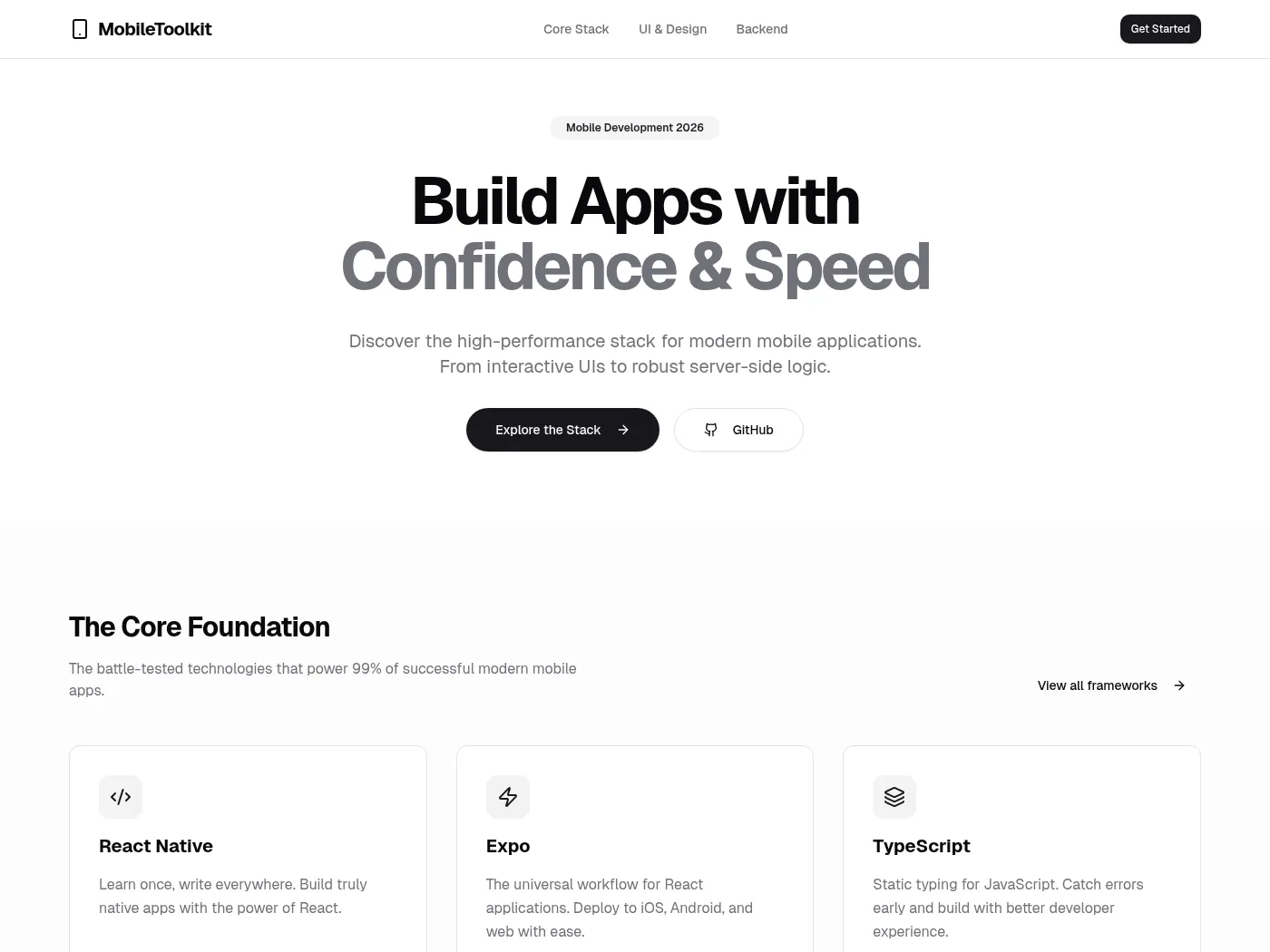 Mobile App Toolkit