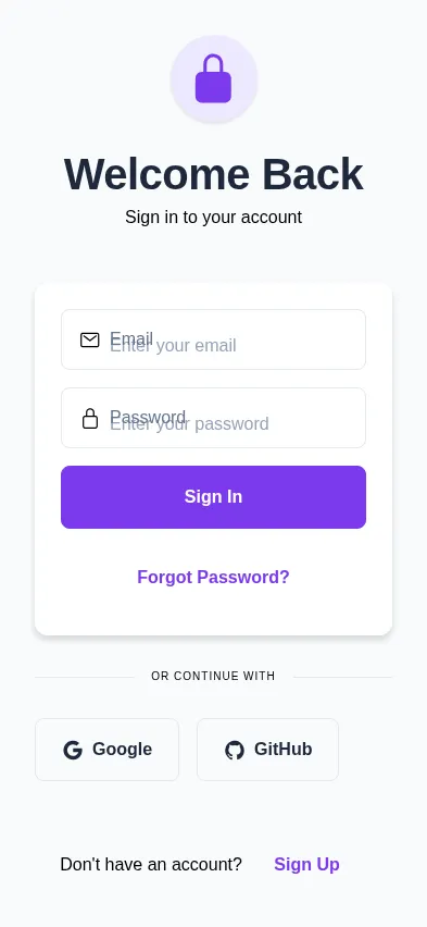 AuthFlow Mobile App