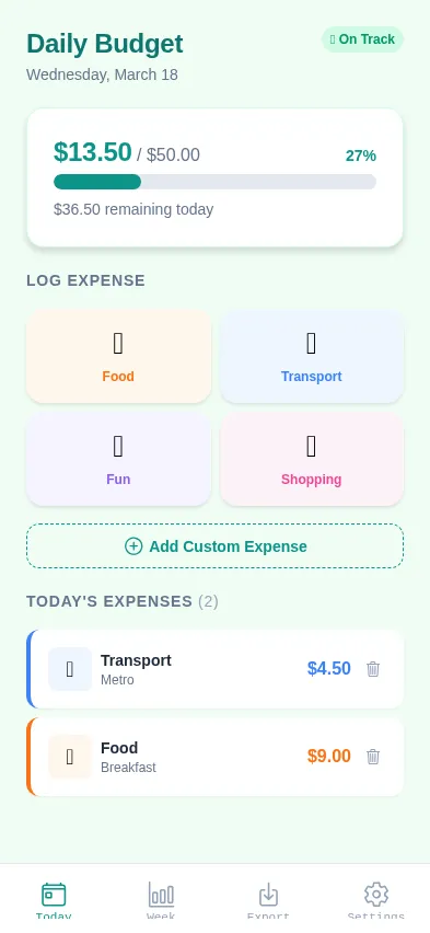 BudgetBuddy Mobile