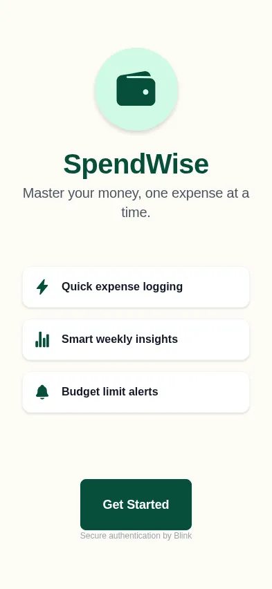 SpendWise Mobile Budget