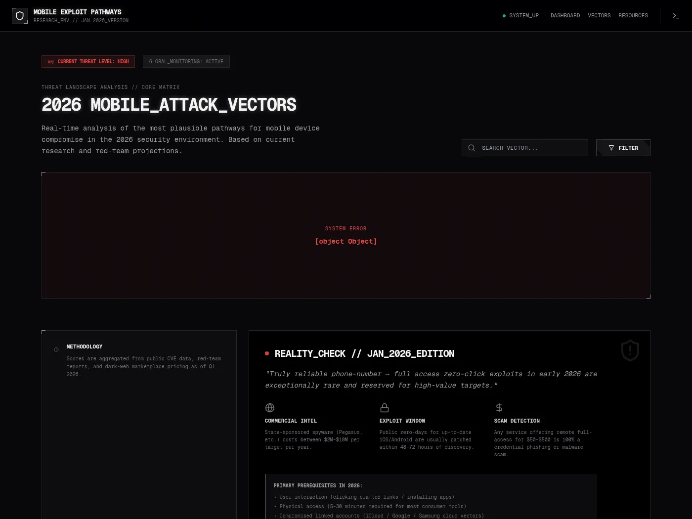 2026 Mobile Exploit Pathways