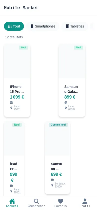 Mobile Market Hub