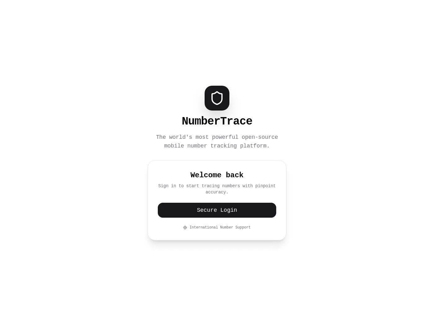 NumberTrace