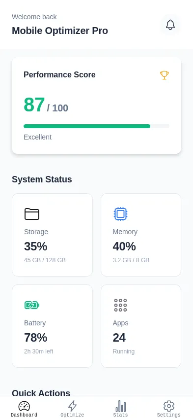 Mobile Optimizer Pro