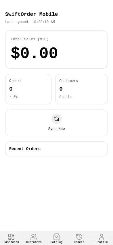 SwiftOrder Mobile Suite