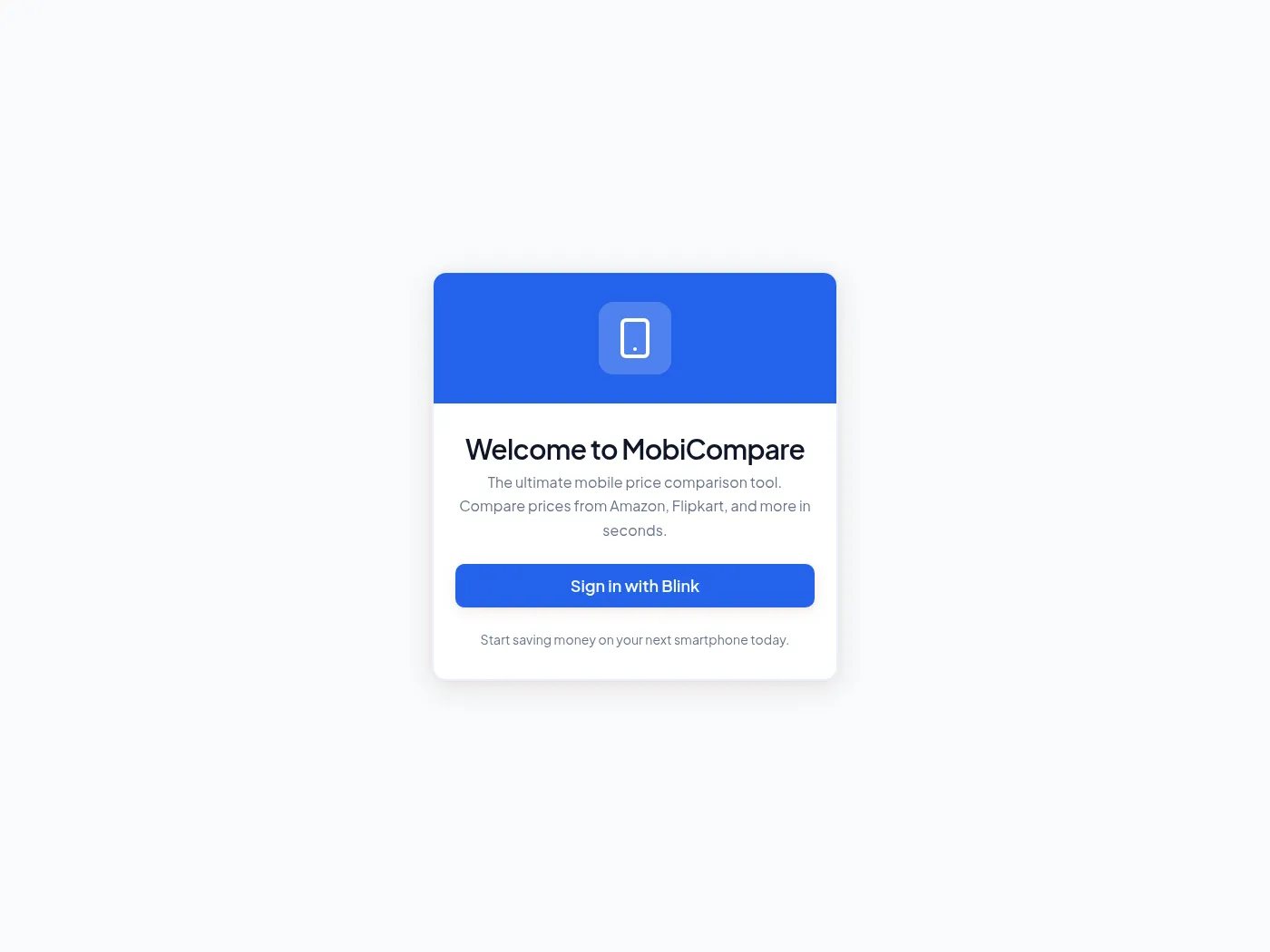 Mobile Price Compare