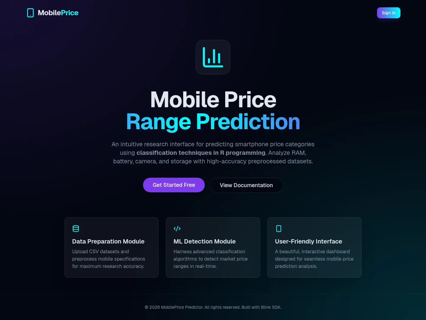 Mobile Price Predictor