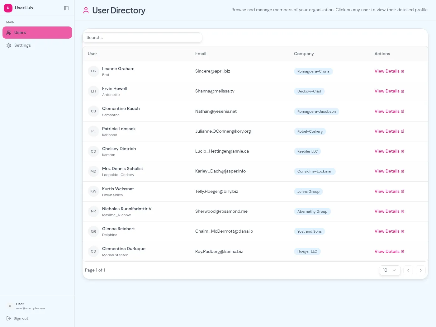 Mobile Responsive Web App