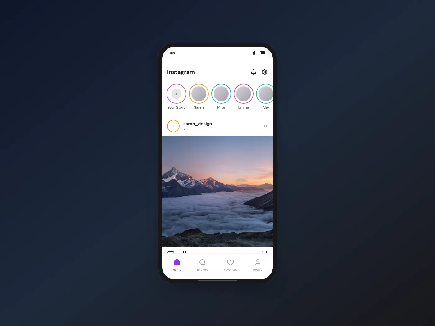 Mobile View UI