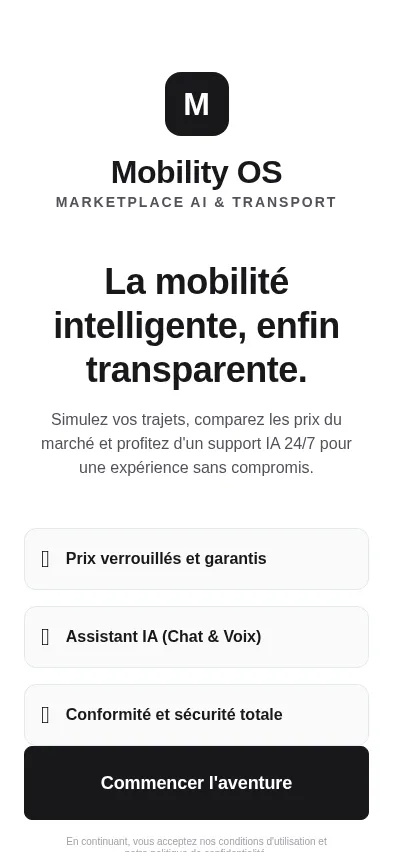 Mobility OS AI Marketplace