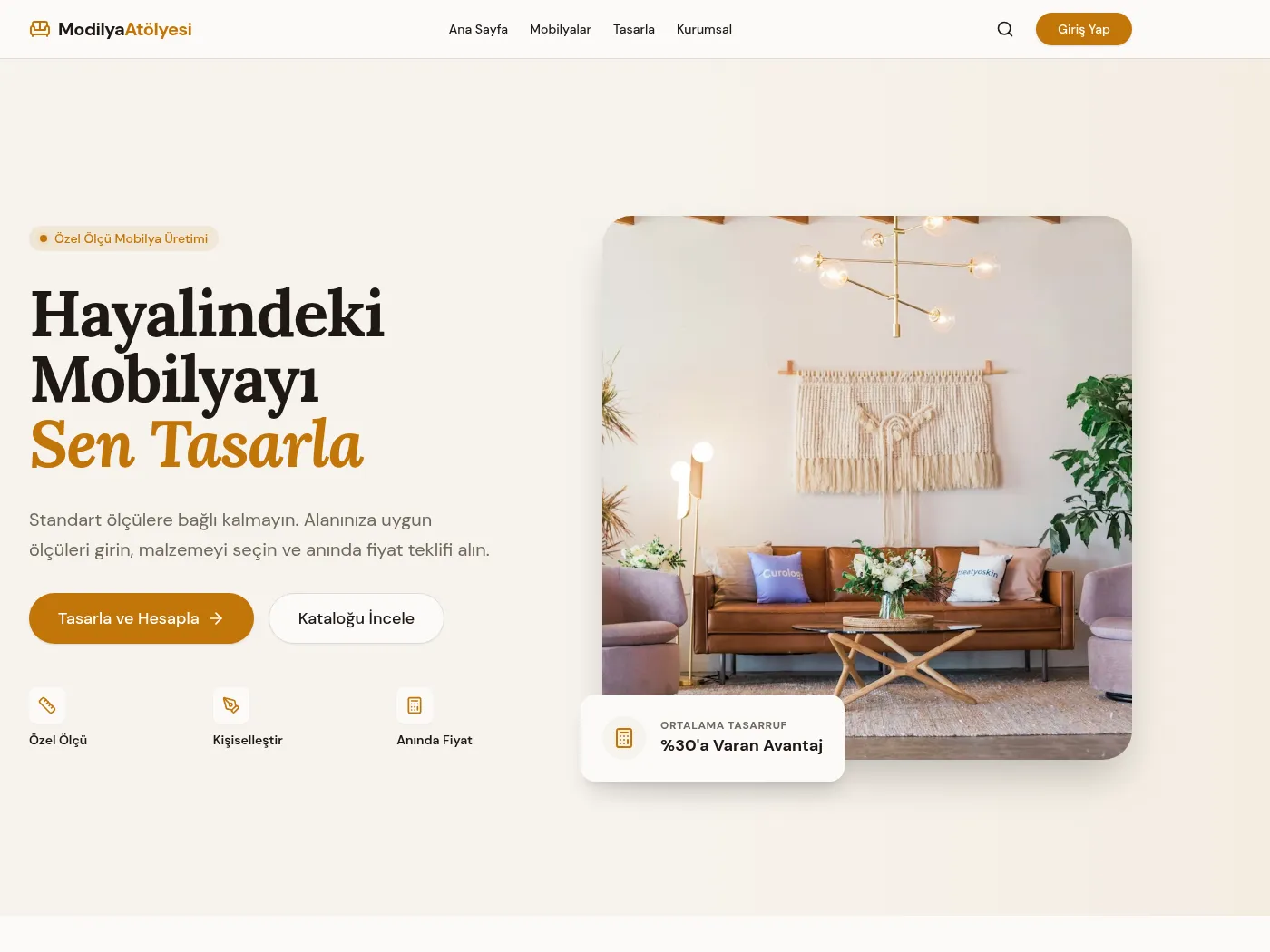Mobilya Fiyat Hesaplayıcı