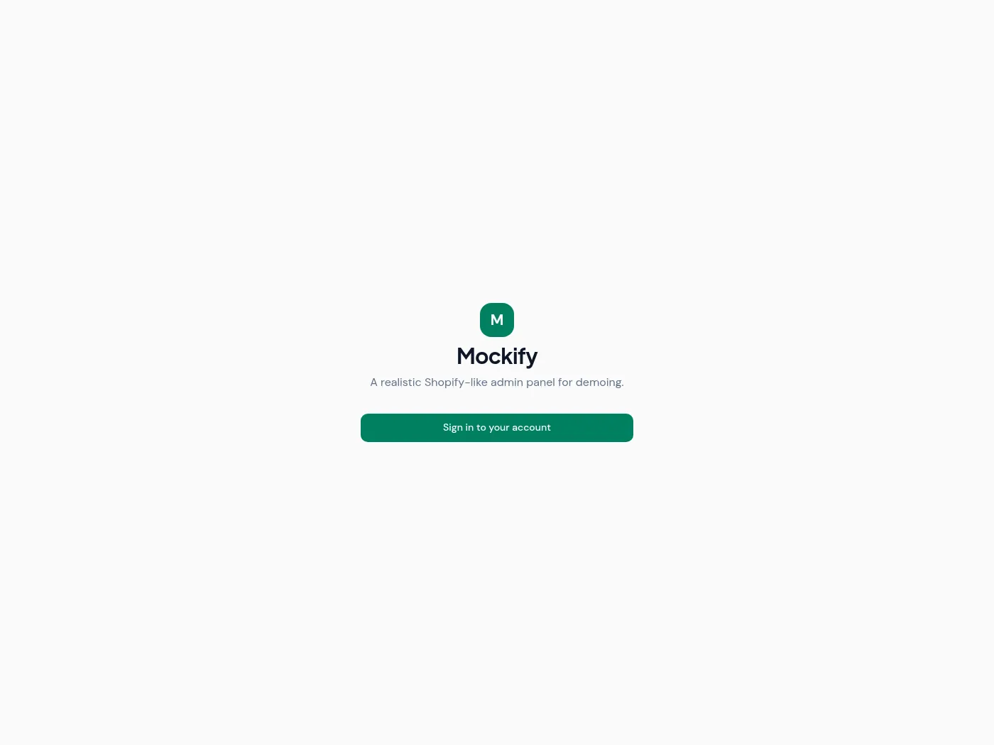 Mockify Dashboard