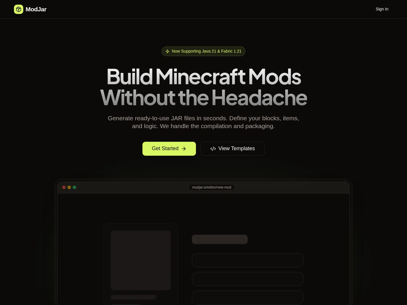 Mod Jar Generator