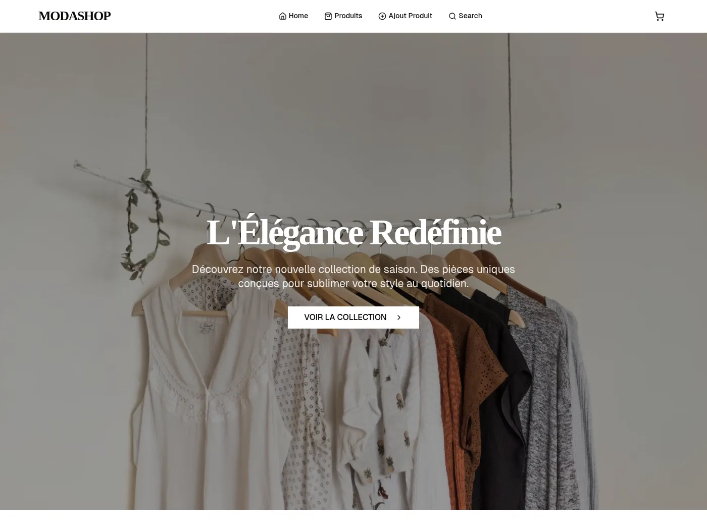 ModaShop E-Commerce