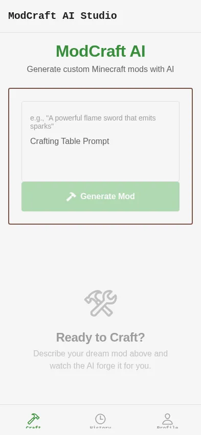 ModCraft AI Studio
