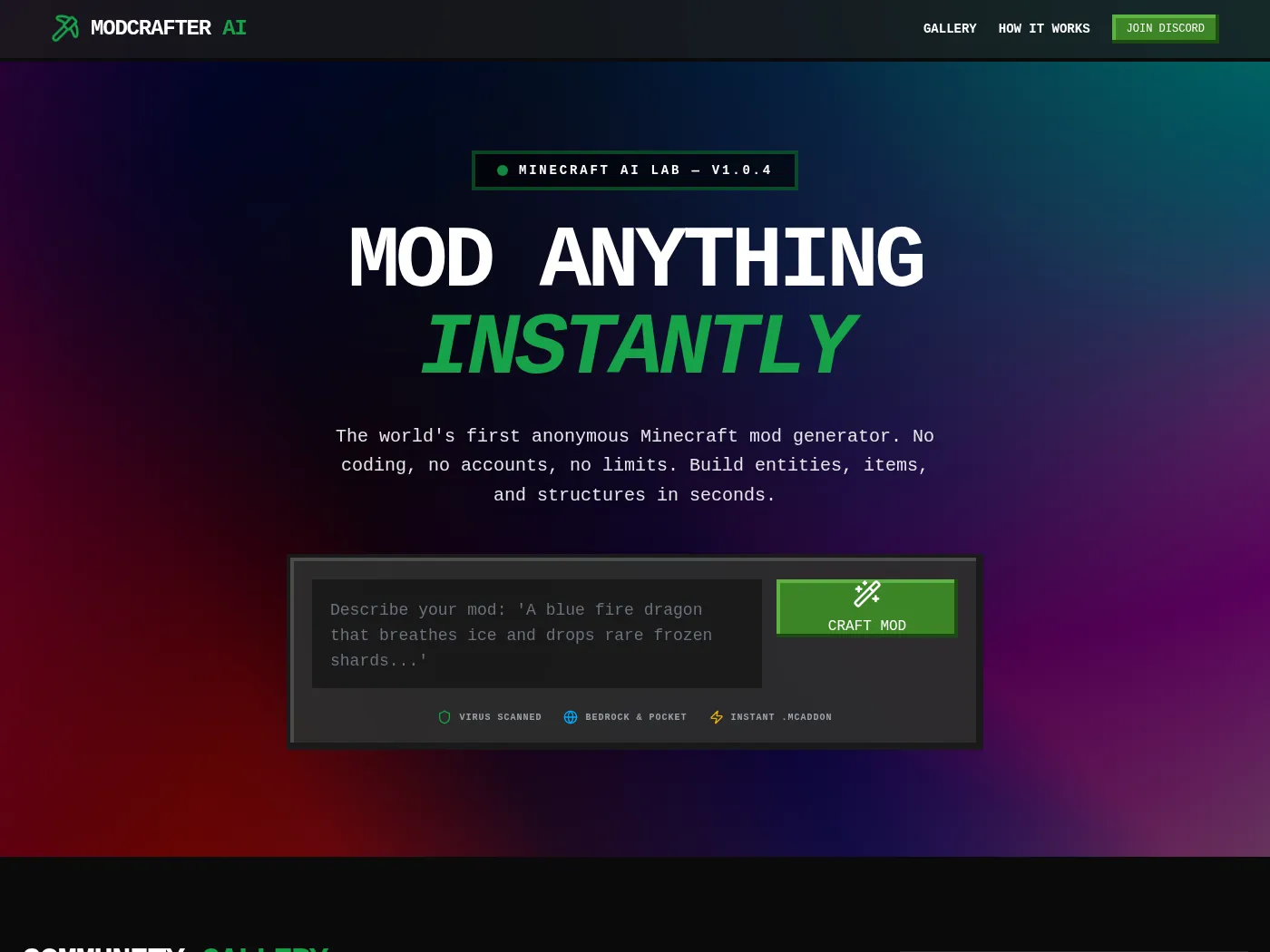 ModCrafter AI