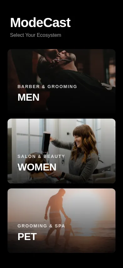 ModeCast Booking Platform