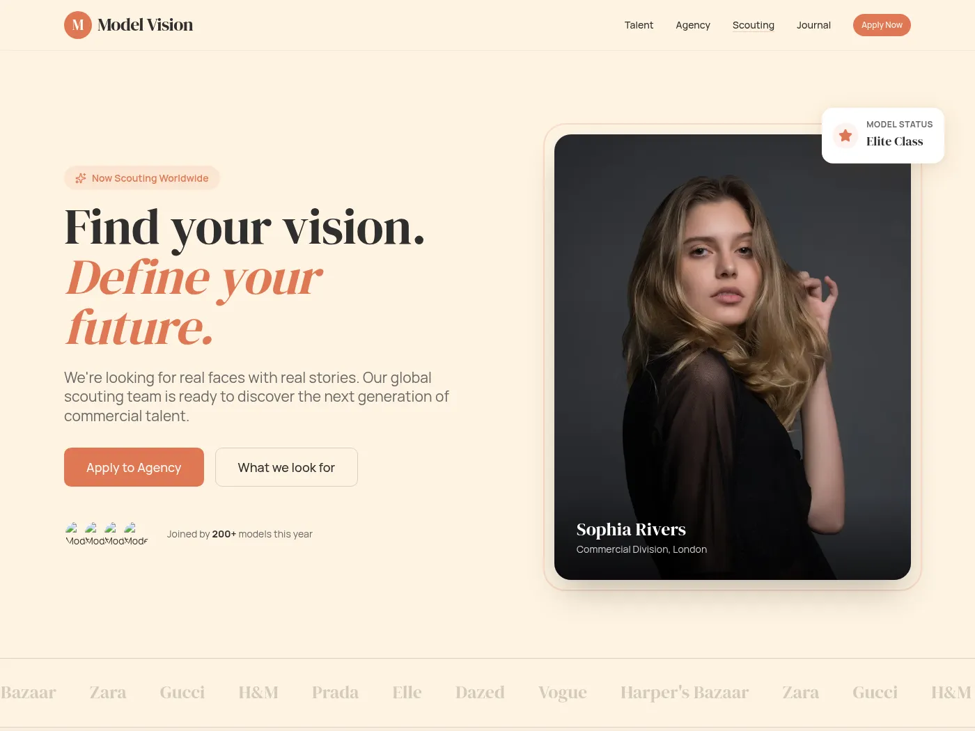 Model Vision Site