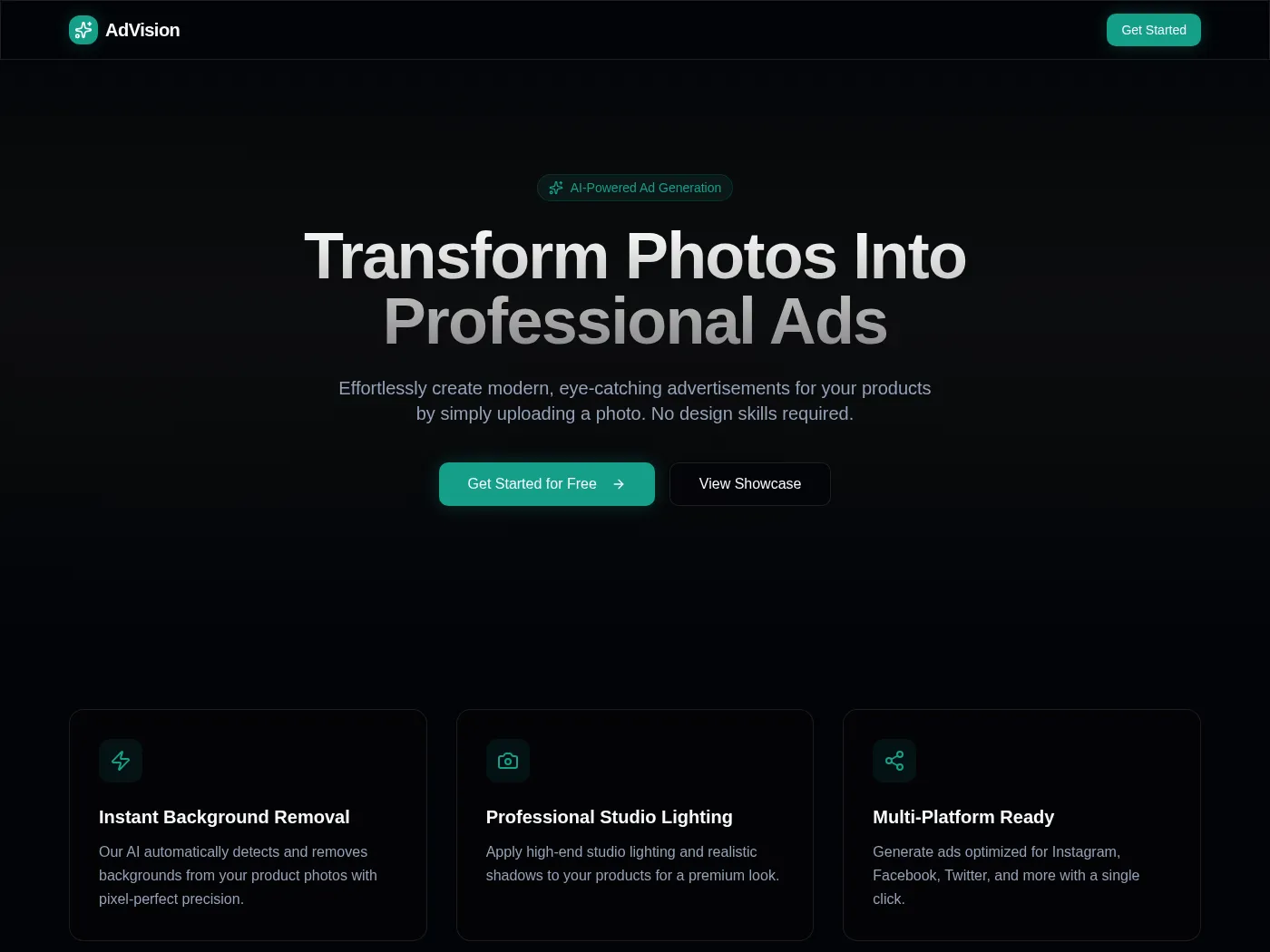 Modern Product Ad Maker