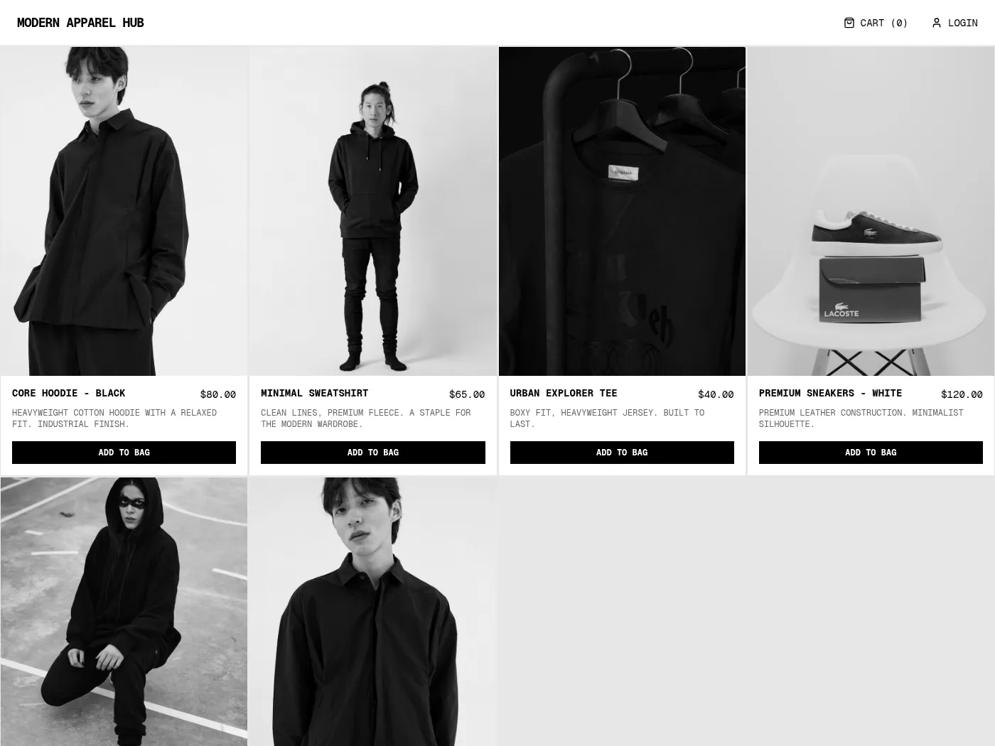 Modern Apparel Hub