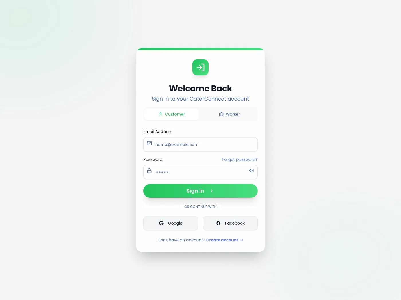 Modern Auth Pages