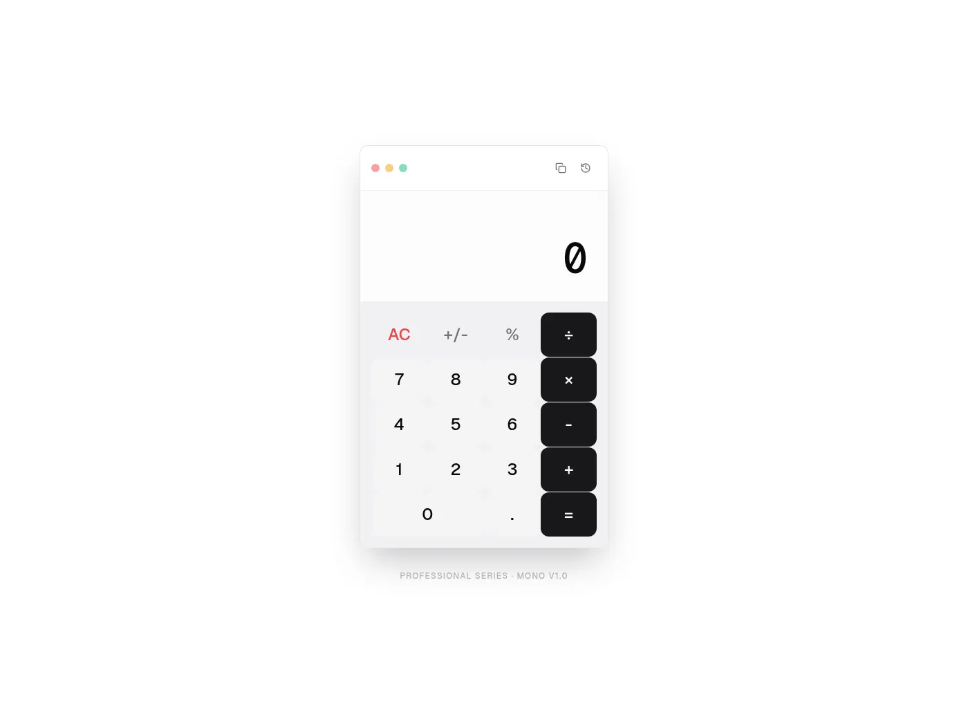 Modern Calculator App