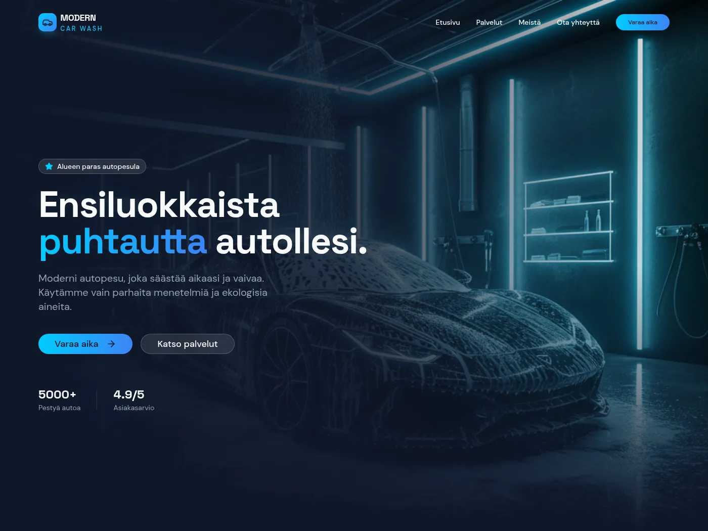 Modern Car Wash Site