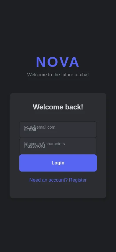 NovaChat Messenger