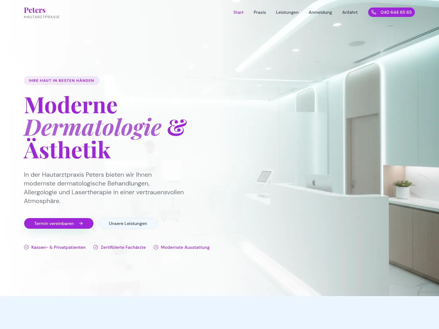 Modern Dermatology Site