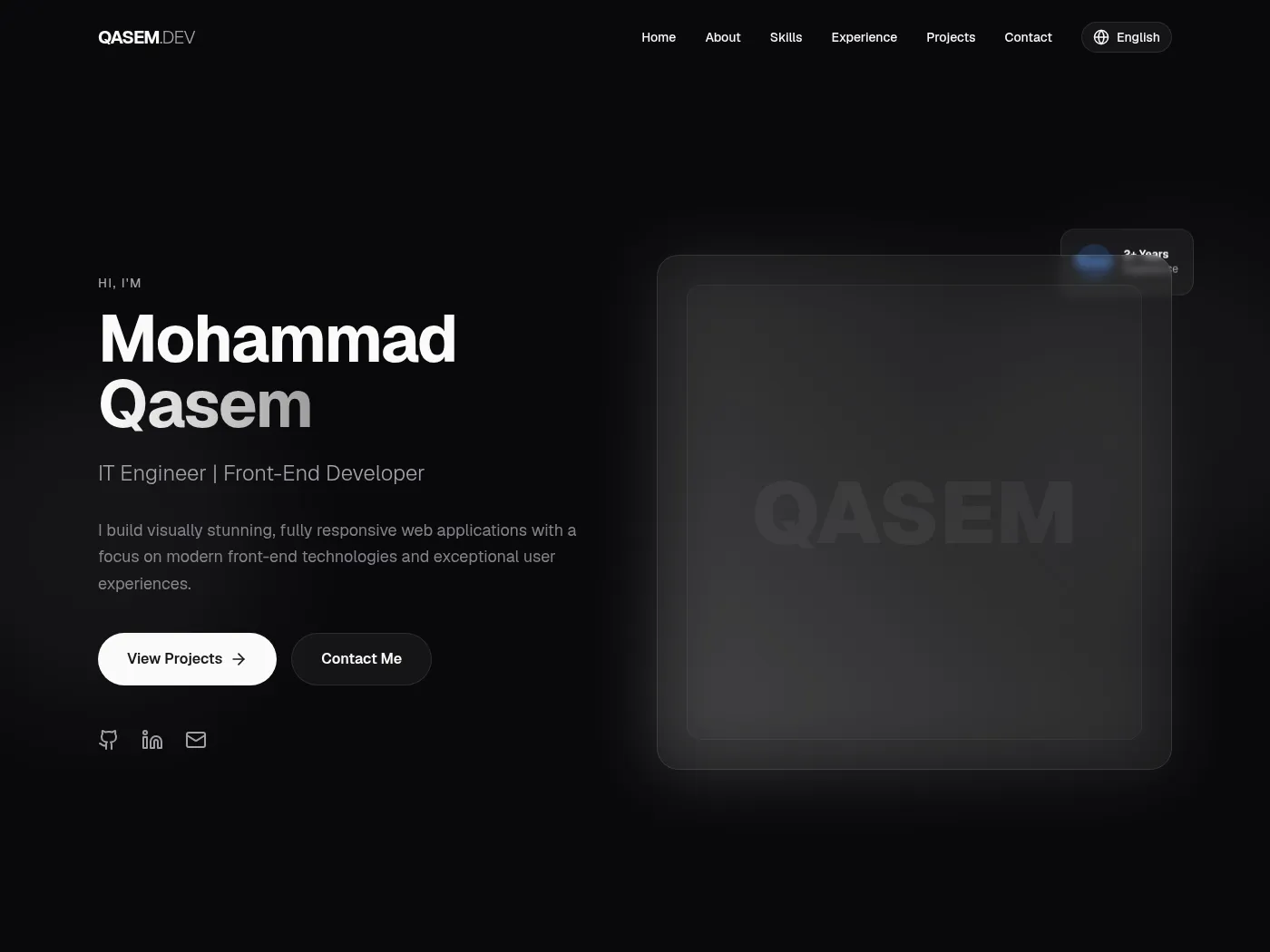 Qasem's Modern Portfolio
