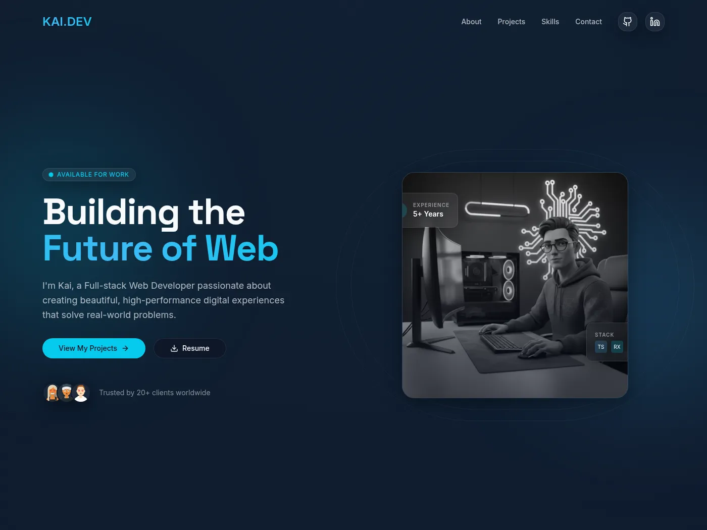 Modern Dev Portfolio