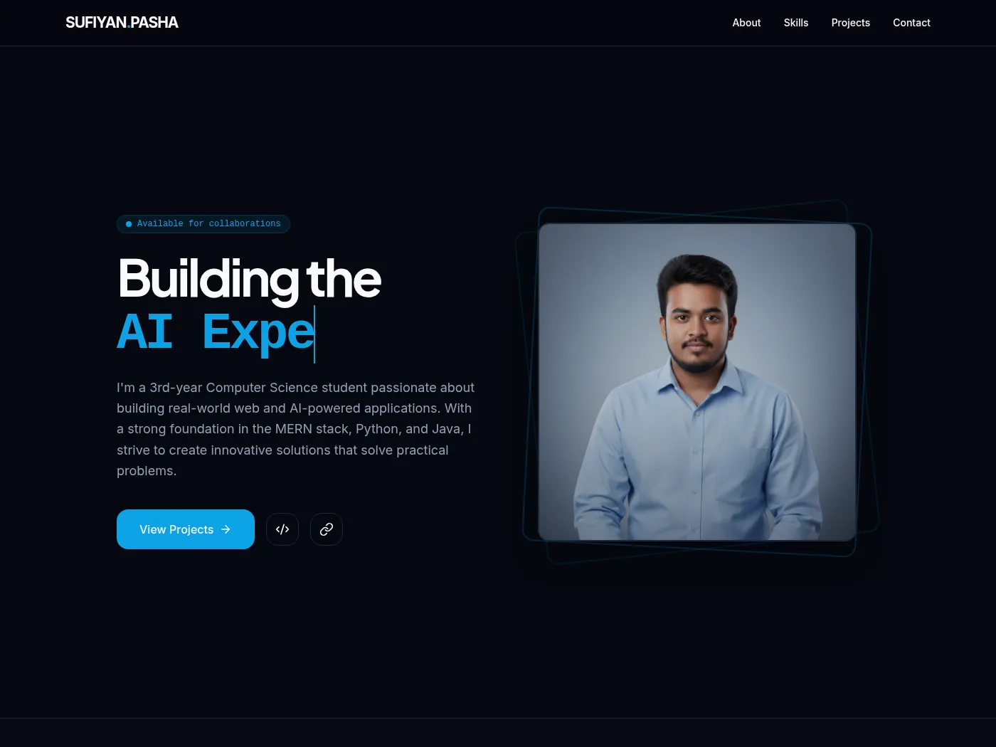 Sufiyan's Modern Portfolio