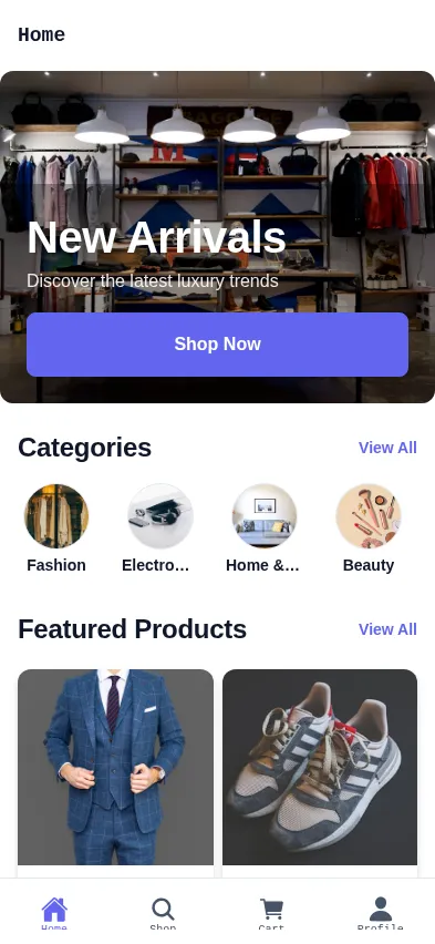 Modern E-Commerce Hub